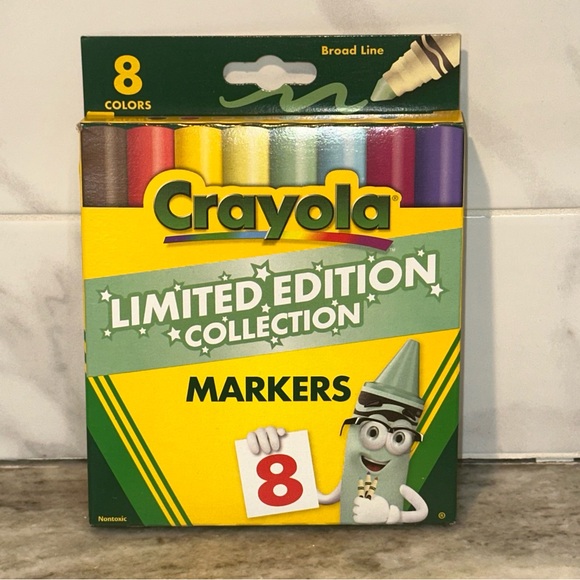 Crayola | Toys | Limited Edition Retired Crayola Broad Markers 8 Ct New ...
